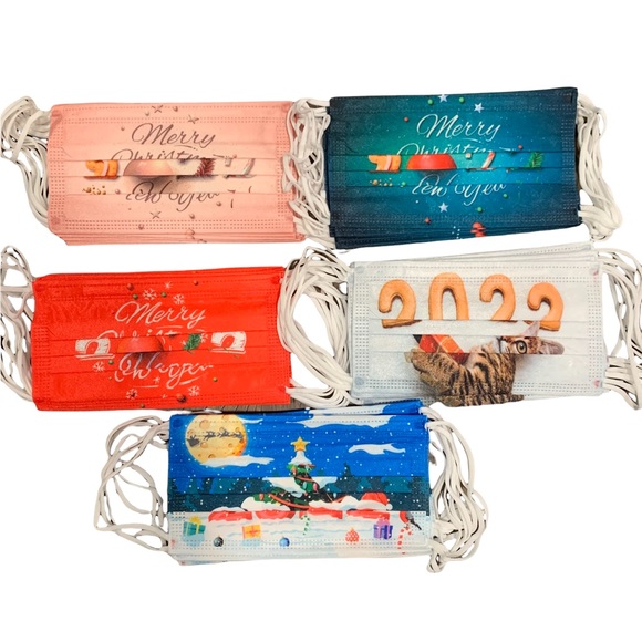 Accessories | 5 Disposable Face Masks 2022 | Poshmark